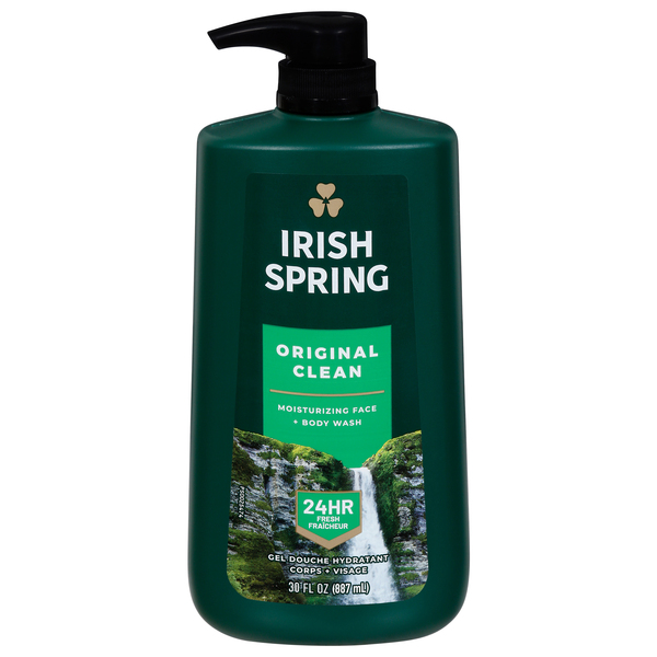Irish Spring Original Clean Moisturizing Face + Body Wash « Discount ...